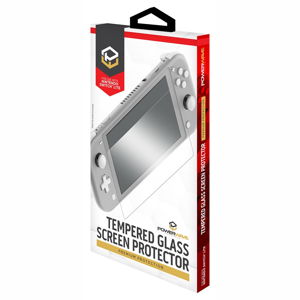 Powerwave Tempered Glass Screen Protector for Nintendo Switch Lite ...