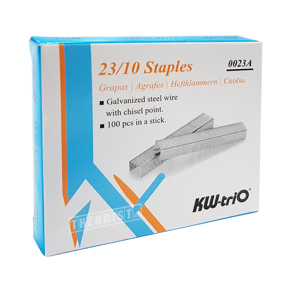 KW-triO 0023A Size 23/10 Staples 1000/Pack - Theodist