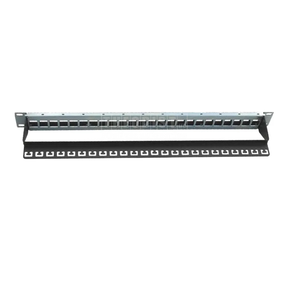 MSS MSSPP24C6A Copper 24 Port Loaded Cat6A Unshielded Patch Panel ...