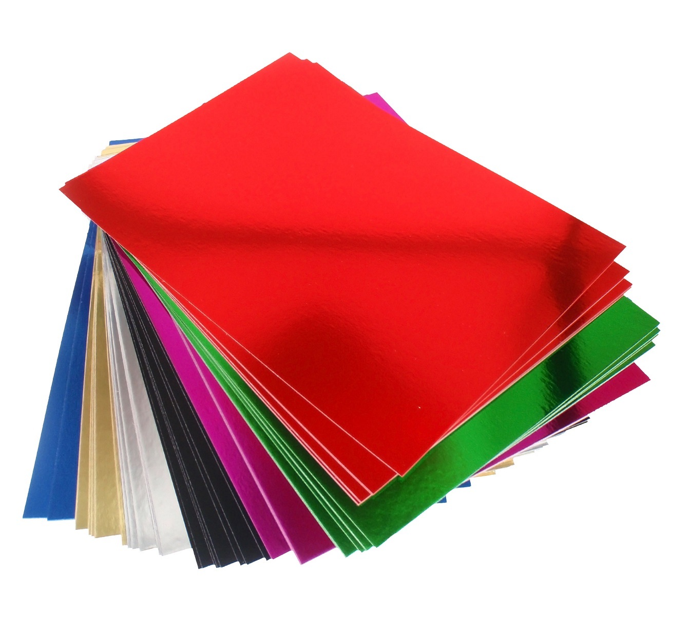FOIL BOARD 510mm x 635mm 250gsm ASSORTED COLOURS - Theodist - Theodist