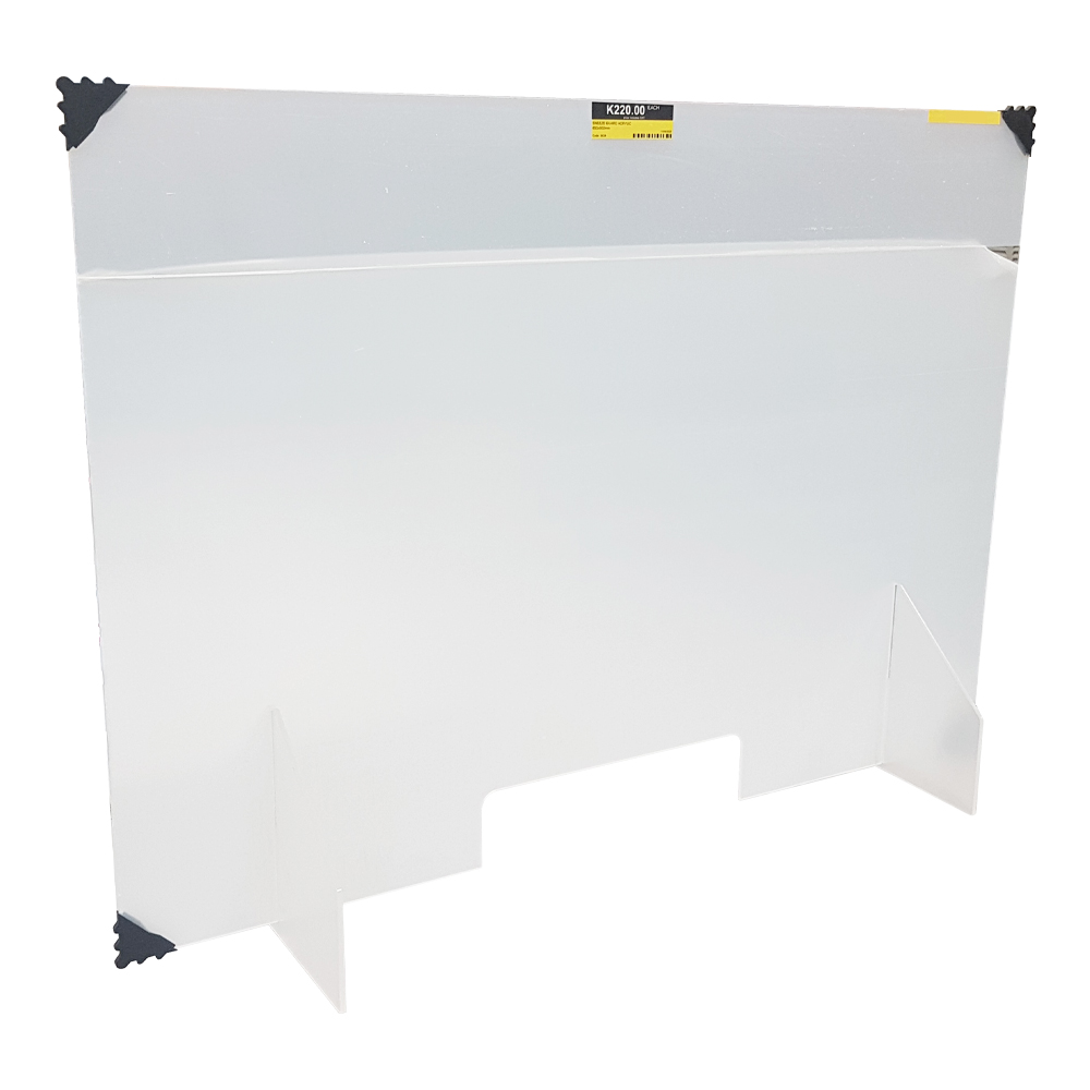 Twinco 5829 Sneeze Guard Clear Acrylic 650x900mm - Theodist