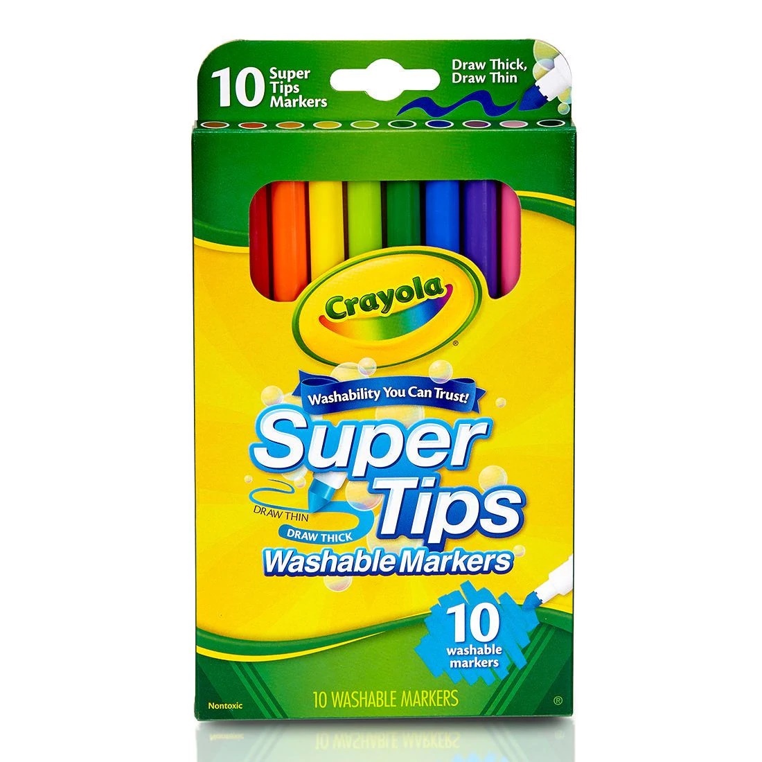 Crayola SuperTips Washable Markers 10 Pack | Theodist - Theodist