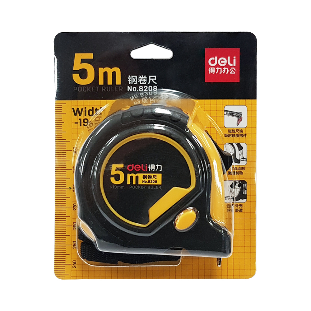 Deli 5m Tape Measure Metric Units | Theodist - Theodist
