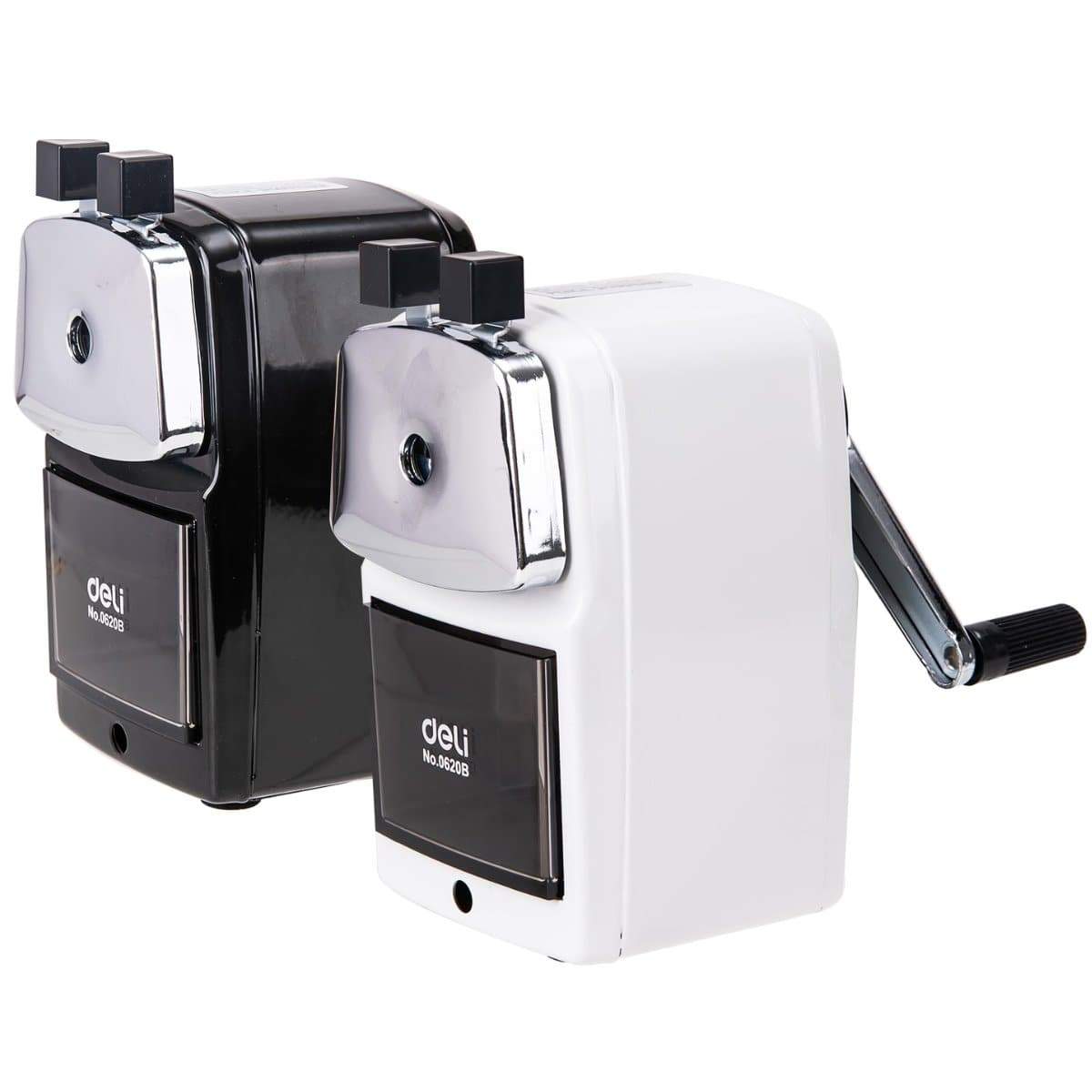 Deli 0620B Rotary Pencil Sharpener Black, Grey - Theodist