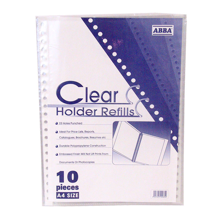 REFILLS FOR DISPLAY BOOK 23 holes 10shts/PACK A4 - Theodist - Theodist