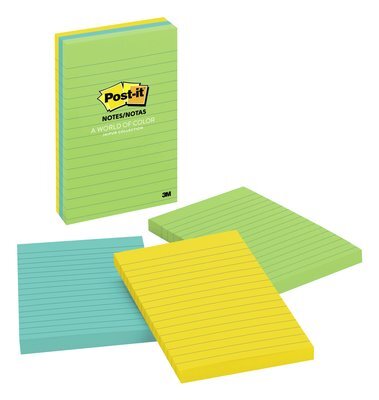 Post-It 6603SS Lined Sticky Notes 101x152mm, Jaipur | Theodist - Theodist