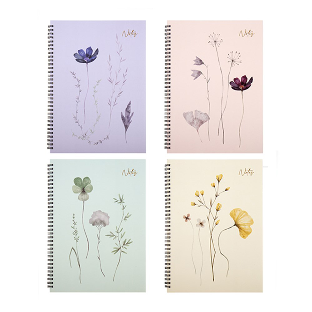 Dats A4 Spiral Notebook 120 Pages 70GSM Ruled Lines 71518 - Theodist