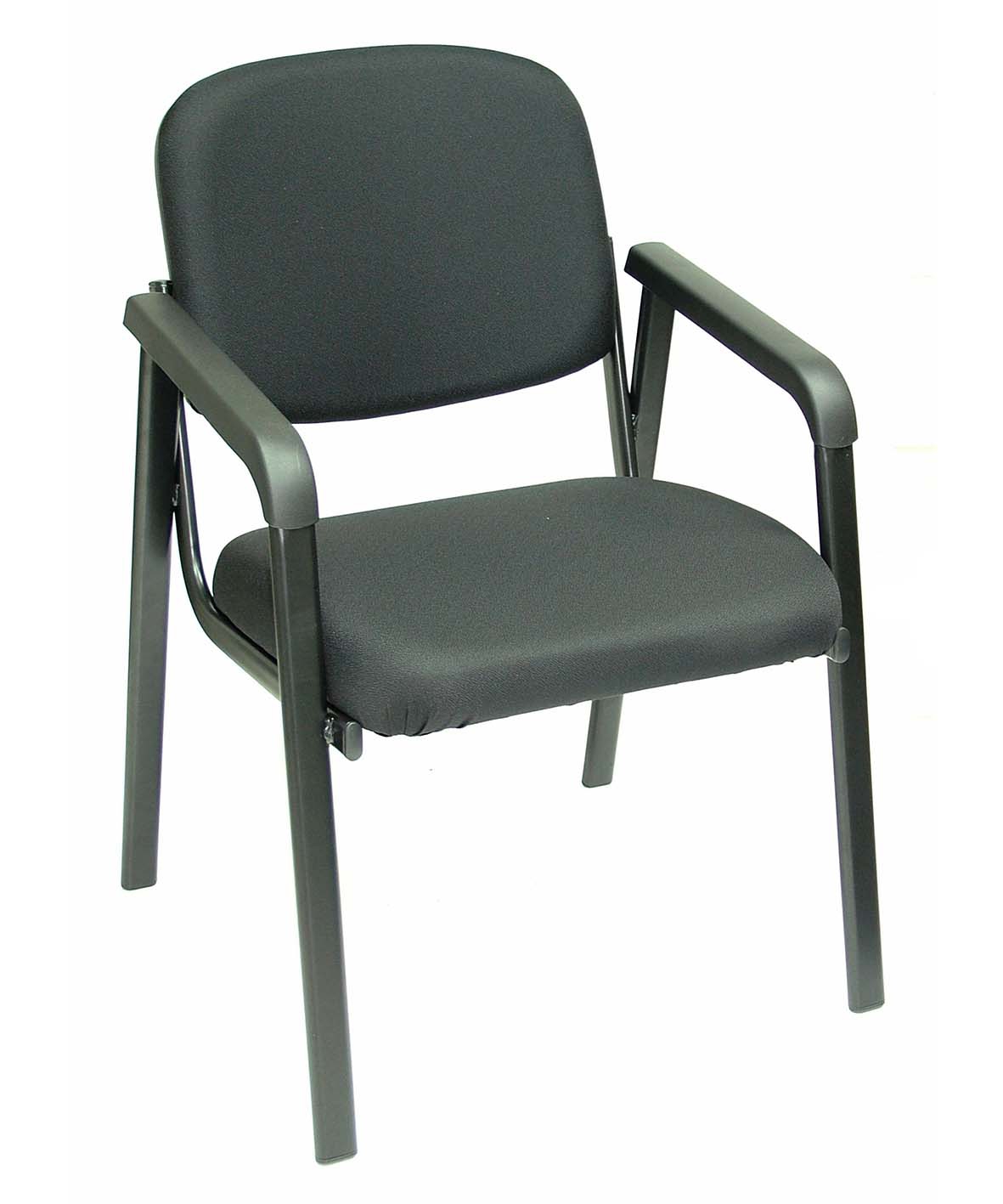 Visitor Chair A8022-CH Arms, Charcoal - Theodist