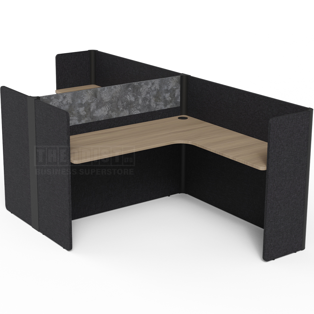 Partitioned Workstations T-Shaped Omega Series 2-Person ...