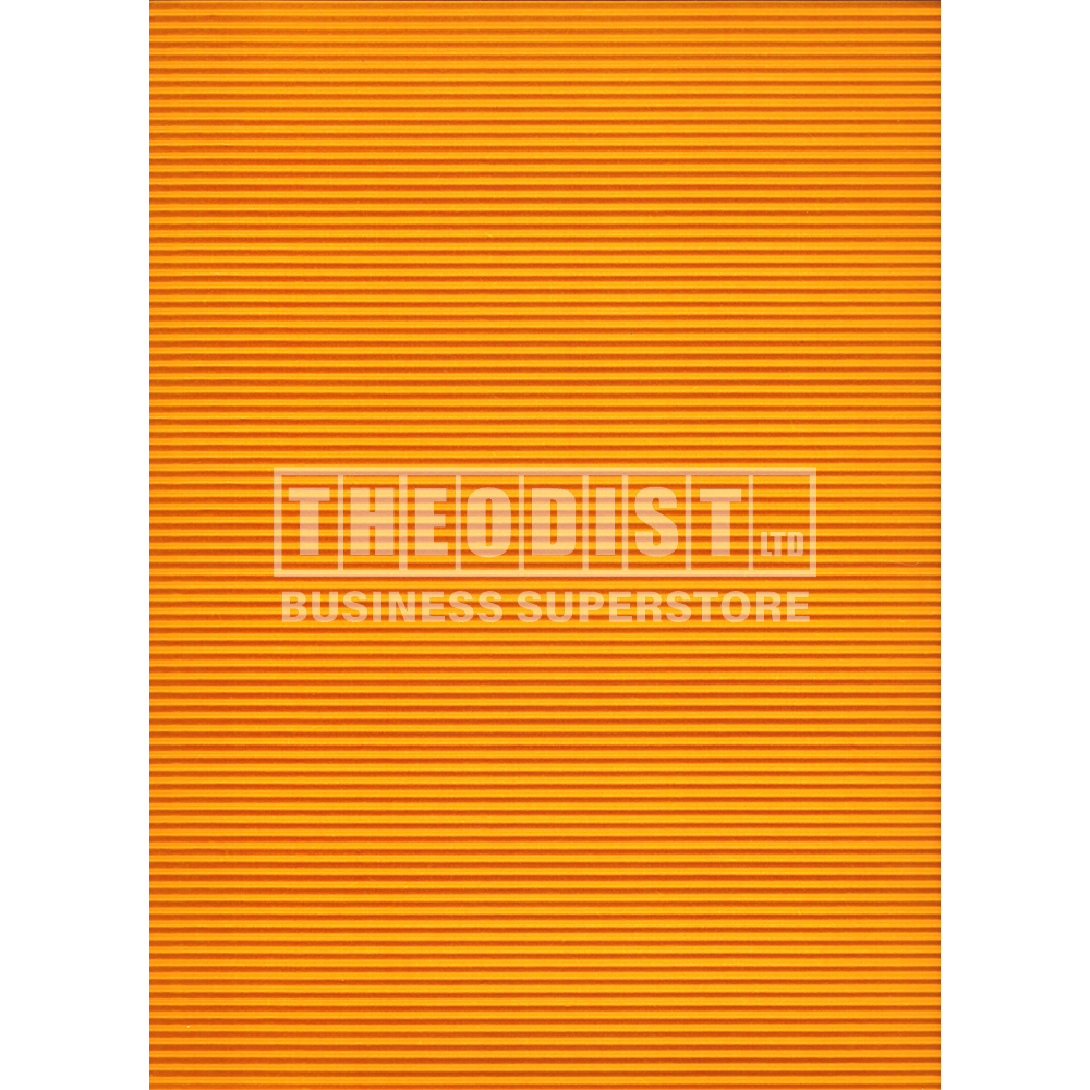 Clearance Sale - CORRUGATED BOARD - ORANGE 500 x 700mm 5shts/pkt ...