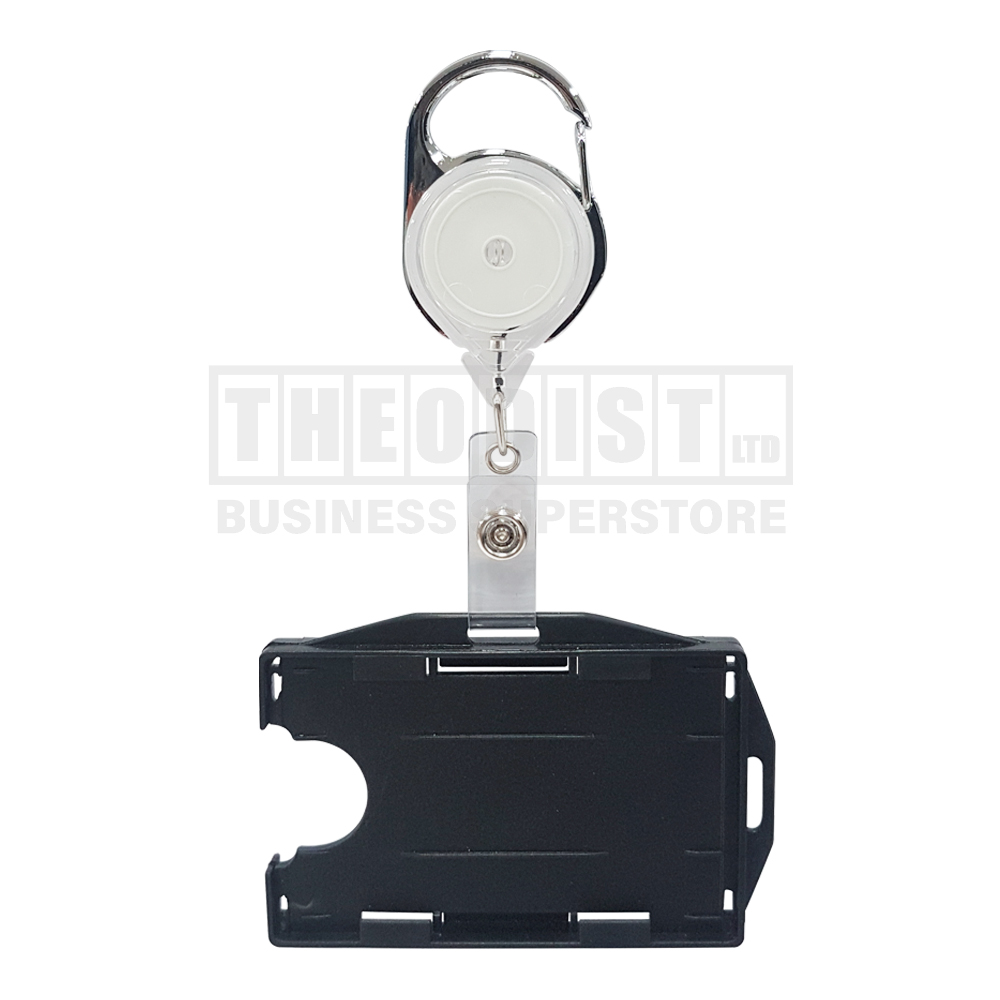 DataMax CR308 Premium ID Holder Black with Retractable Clip | Theodist ...