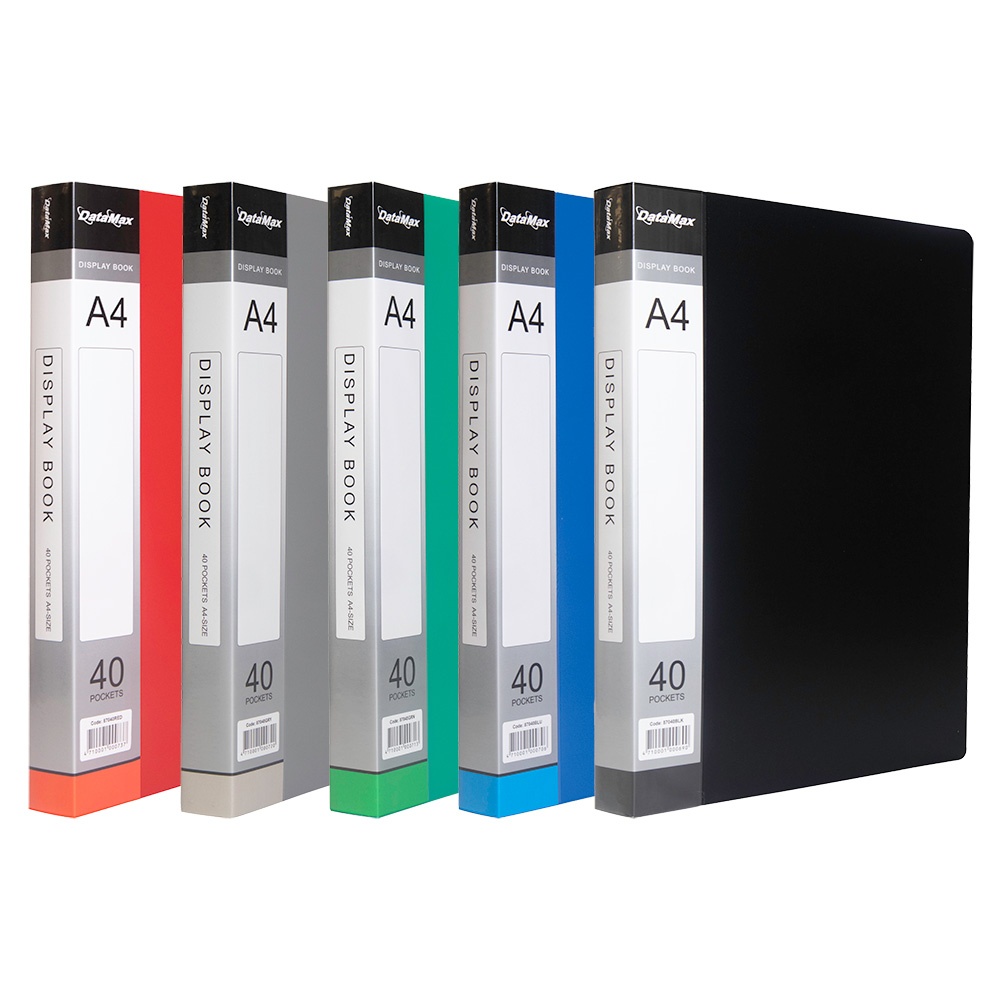 DataMax D87040 Display Book A4 Insert Cover 40 Pocket - Theodist