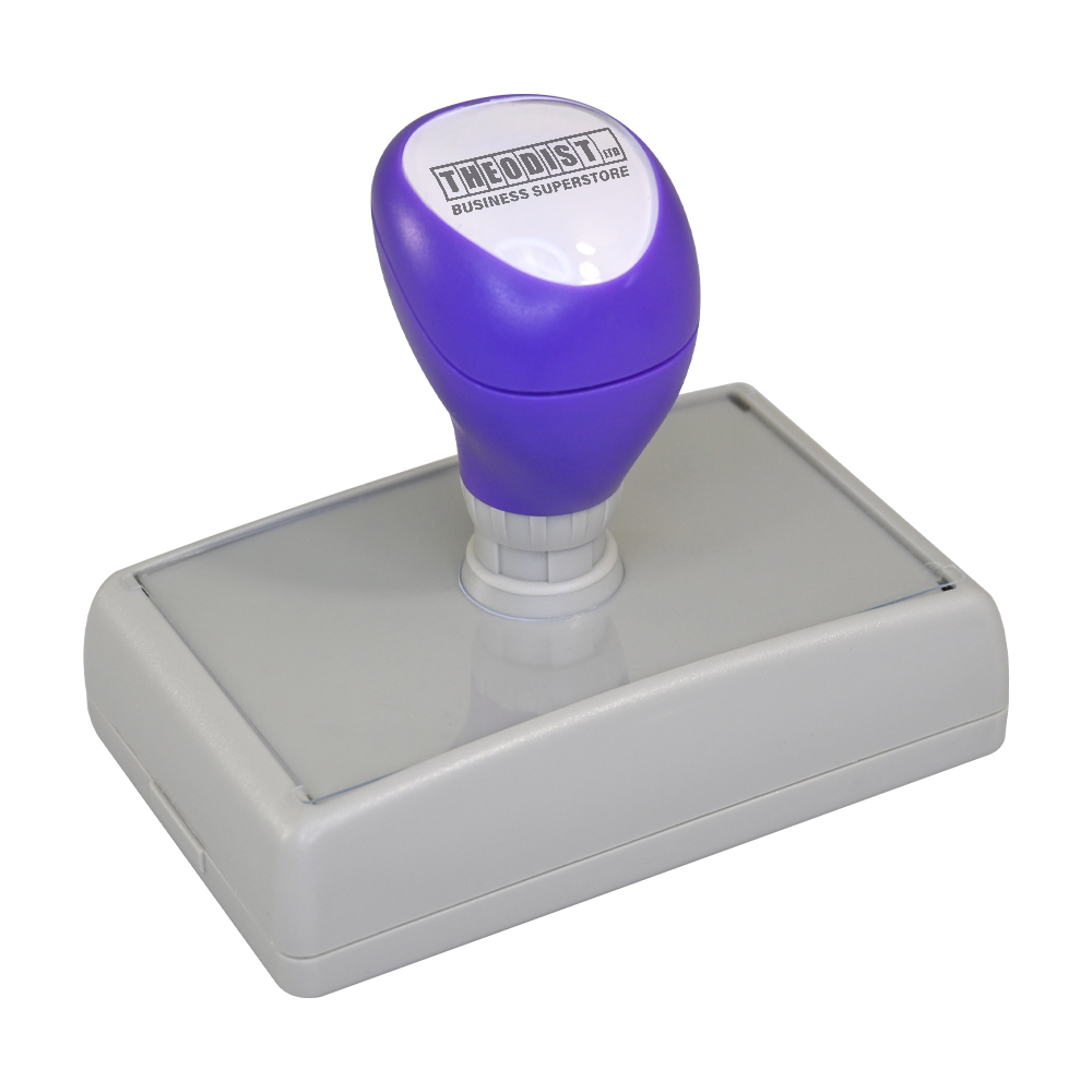 Stamp Pre-Inked Custom Design 53x91mm DM5391 - Theodist