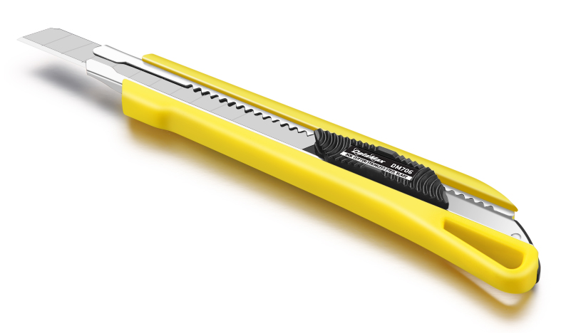 DataMax DM706 Box Cutter Small with 9mm 13 Snap-Off Blades - Theodist