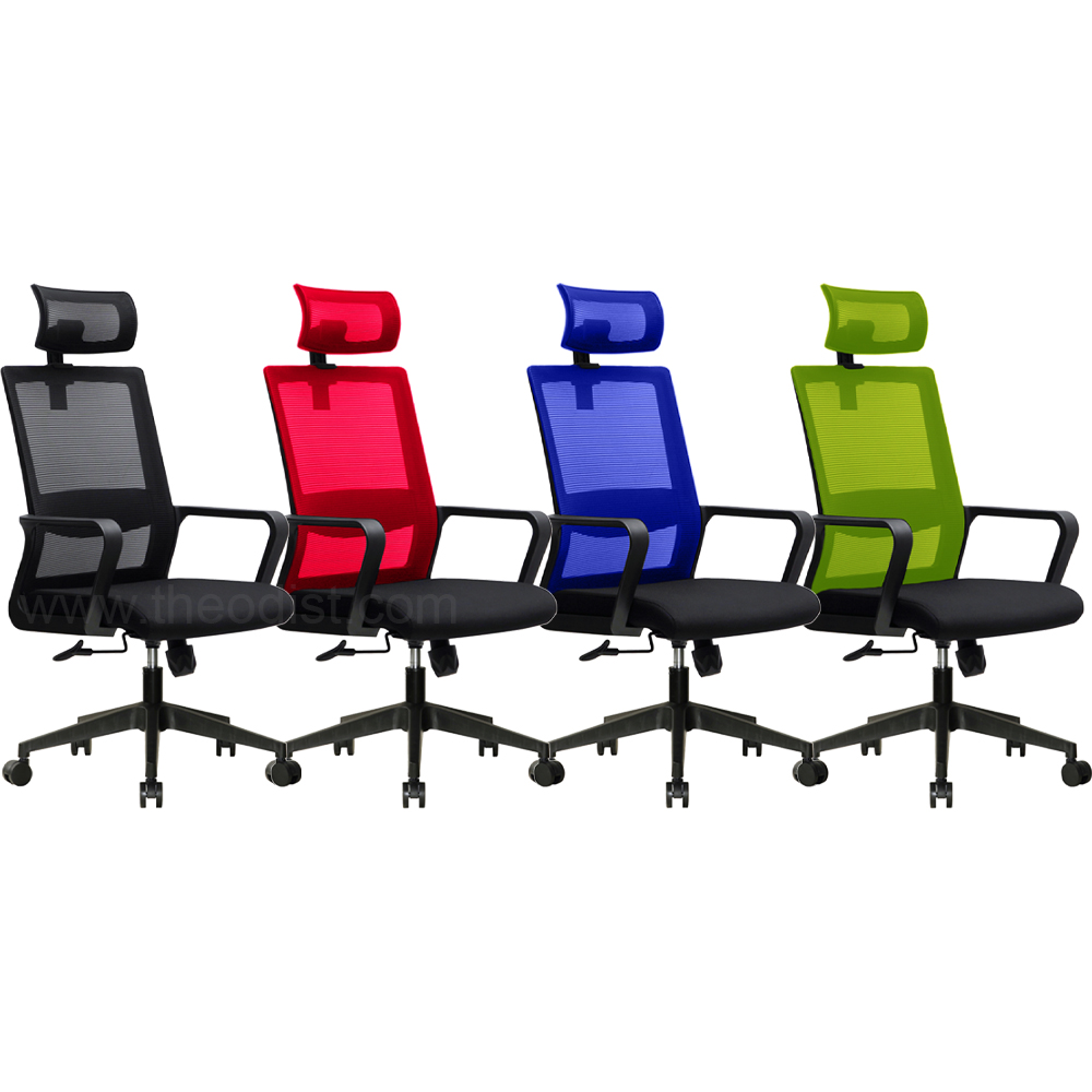 EZ Mesh High Back Office Chair 595Wx590Dx1055H - Theodist