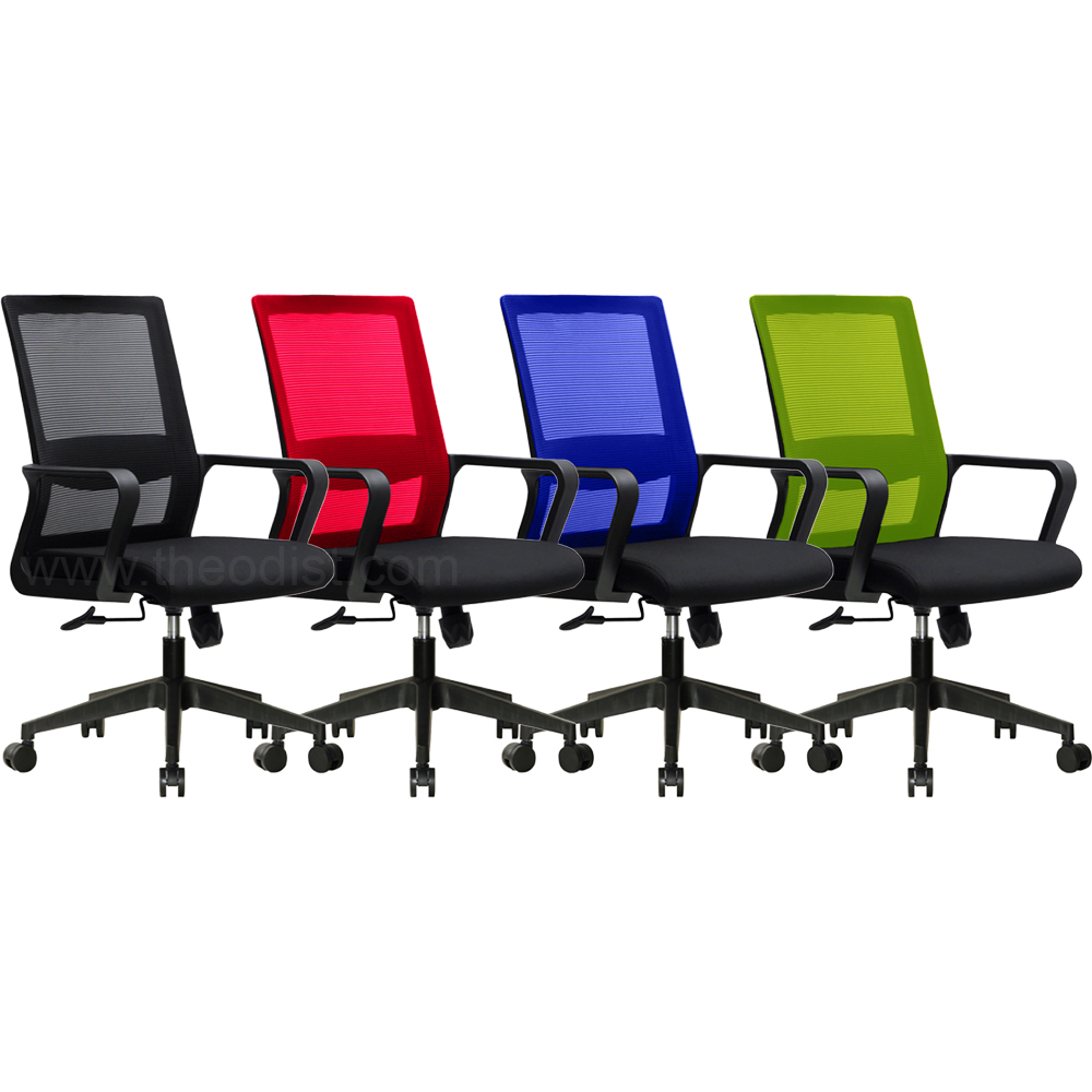 EZ Mesh Middle Back Office Chair 595Wx560Dx920H - Theodist