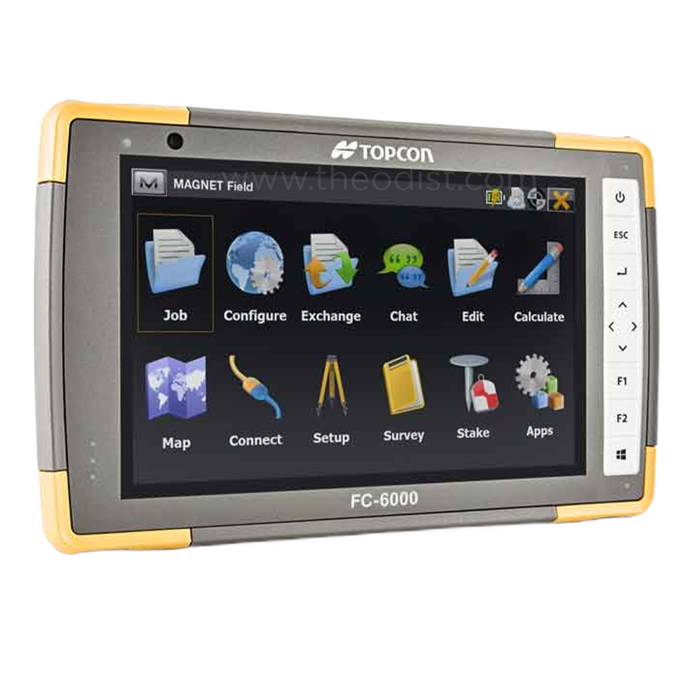 Topcon FC-6000 Data Recorder 7" Geo Cell with Cradle - Theodist