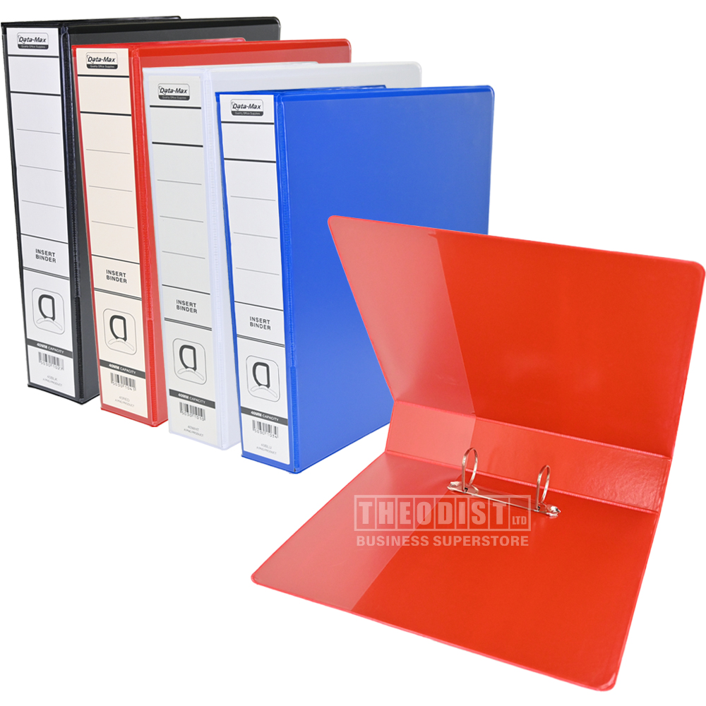 DataMax INB402 Insert Binder 2 D Rings Spine 40mm - Theodist