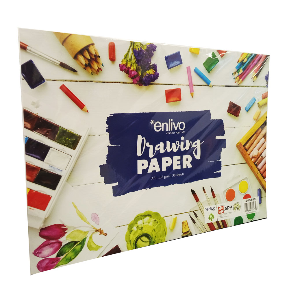 Enlivo A3 Drawing Paper 130GSM 30 Sheets - Theodist