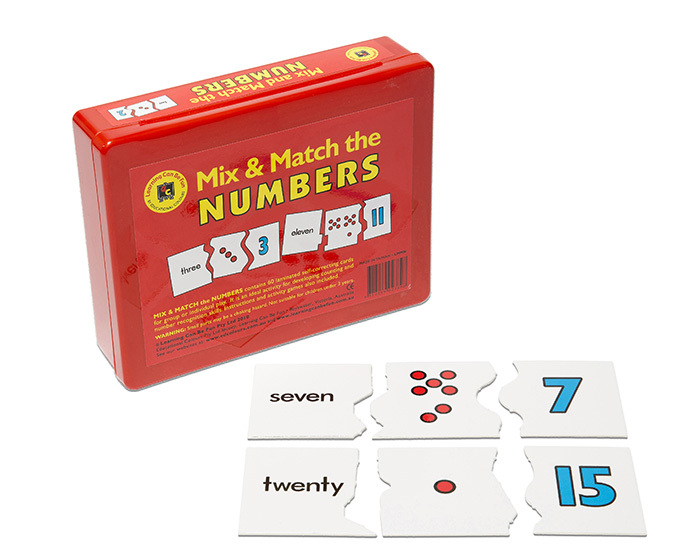Learning Can Be Fun Mix and Match Number Cards | Theodist - Theodist