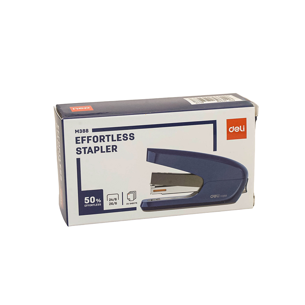 STAPLER HALF STRIP USES 24/6 & 26/6 STAPLES BLUE DELI - - Theodist