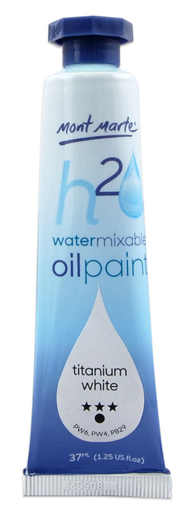 OIL PAINT WATER MIXABLE 37ML TITANIUM WHITE - Theodist - Theodist