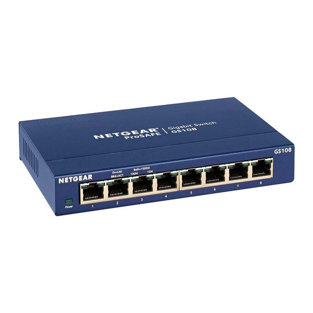 Netgear GS108 8-Port Gigabit Ethernet Unmanaged Switch - Theodist