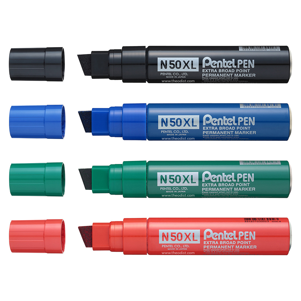 Pentel N50XL Pen Permanent Marker Extra Broad Point - Theodist