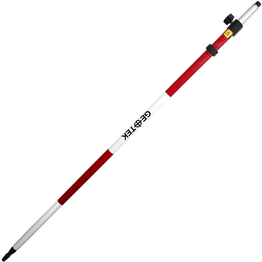 Geotek PP250 Aluminum Prism Pole Thread Quick Lock 2.5m - Theodist