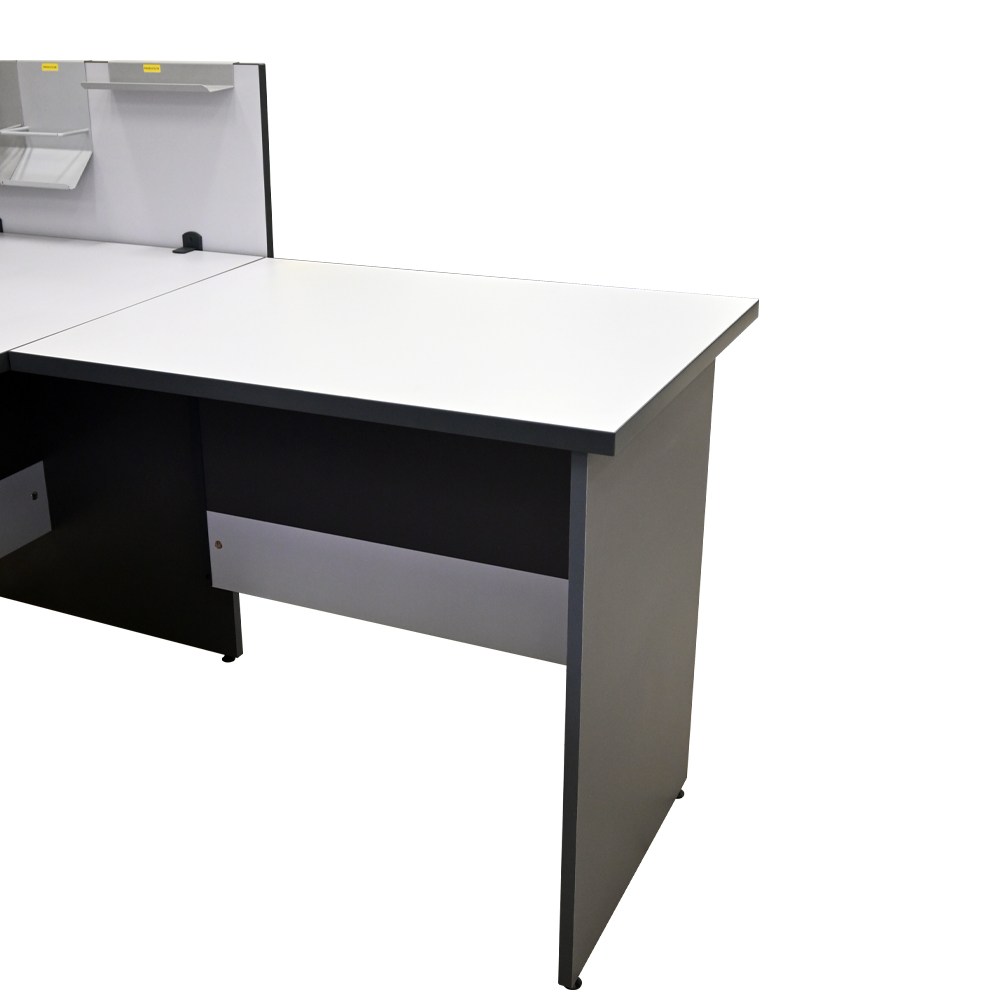 Office Side Return Table Grey 800x600x750mm SL-SR08060-F SL800R - Theodist