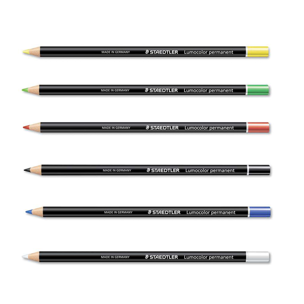 Staedtler Lumocolor Permanent Glasochrom 108 20 Pencils - Theodist