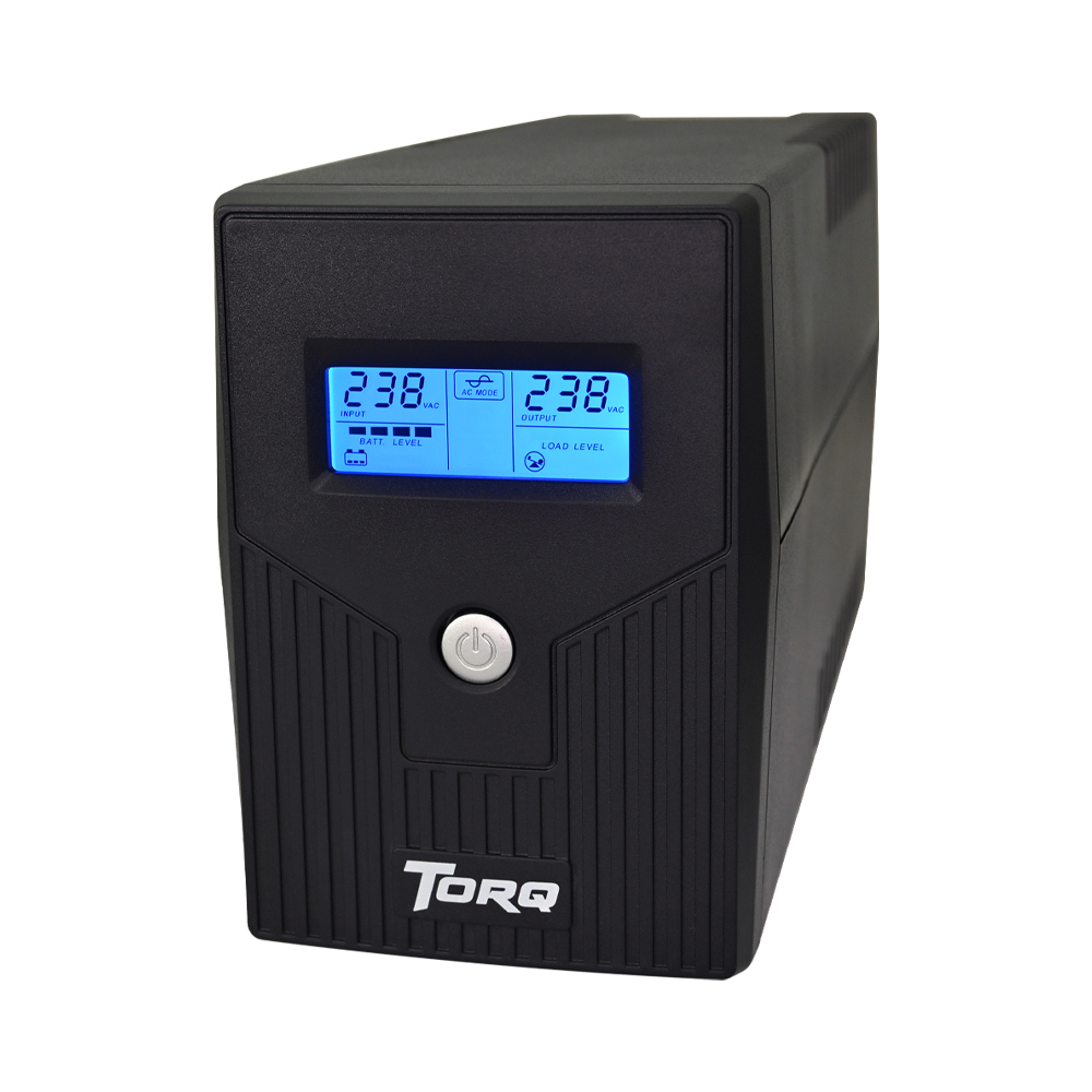 Torq TQUPS800V Uninterruptible Power Supply 800VA/480W with LCD UPS ...