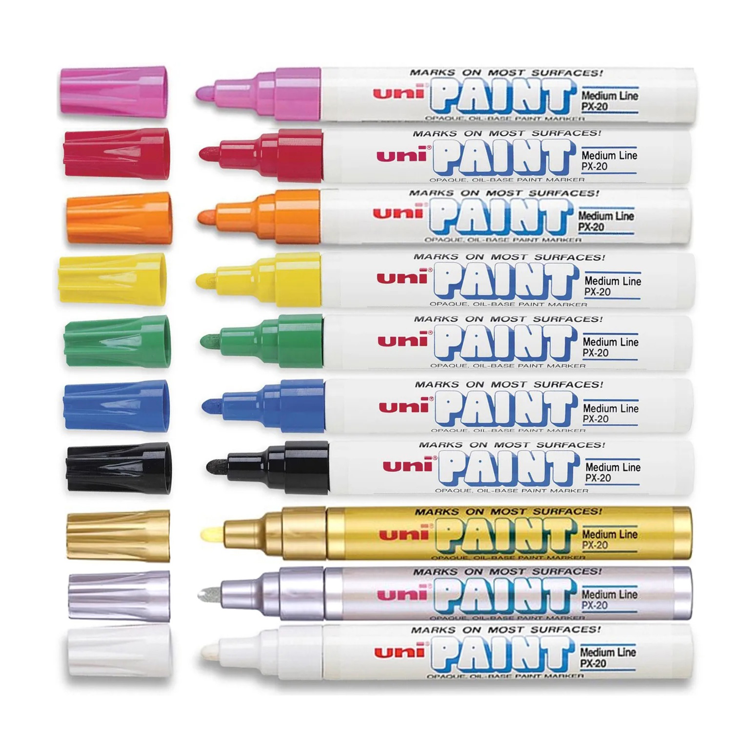Uni-Ball PX-20 Uni Paint Marker Medium Line Bullet Tip - Theodist