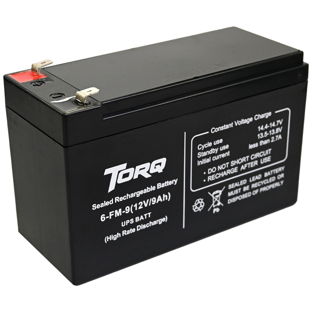 Torq Sealed Rechargeable Battery 6-FM-9 (12V/9Ah) - Theodist