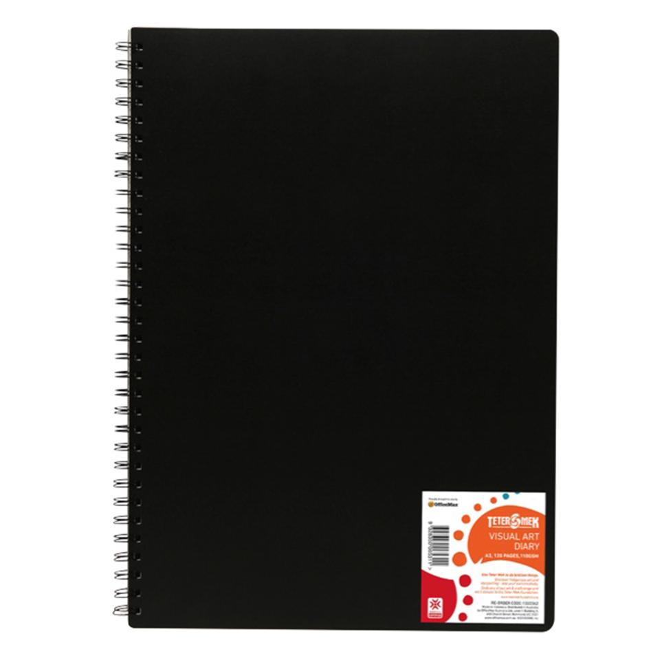 VISUAL ART DIARY A3 110gsm 120 PAGES - Theodist - Theodist